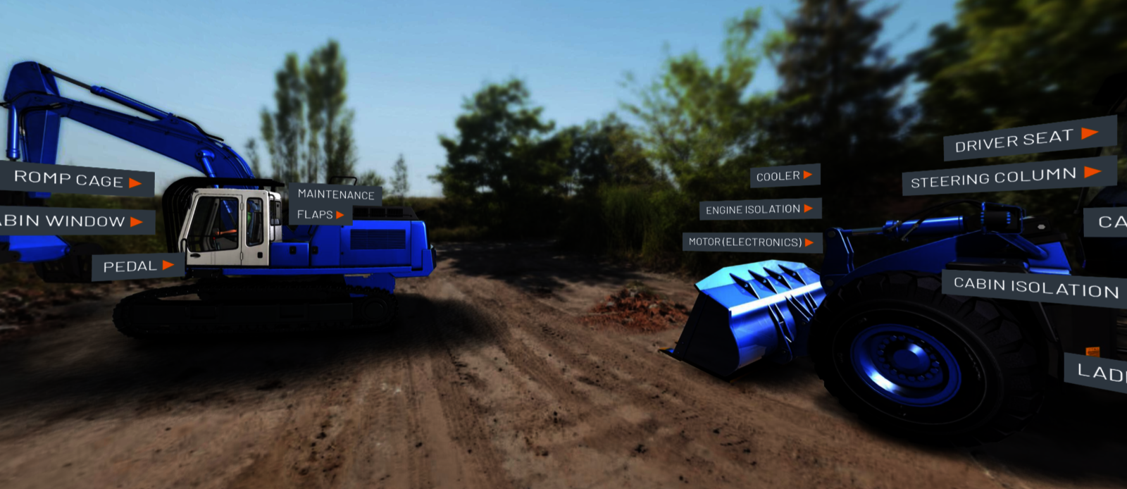 HAHN Gasfedern – Construction equipment